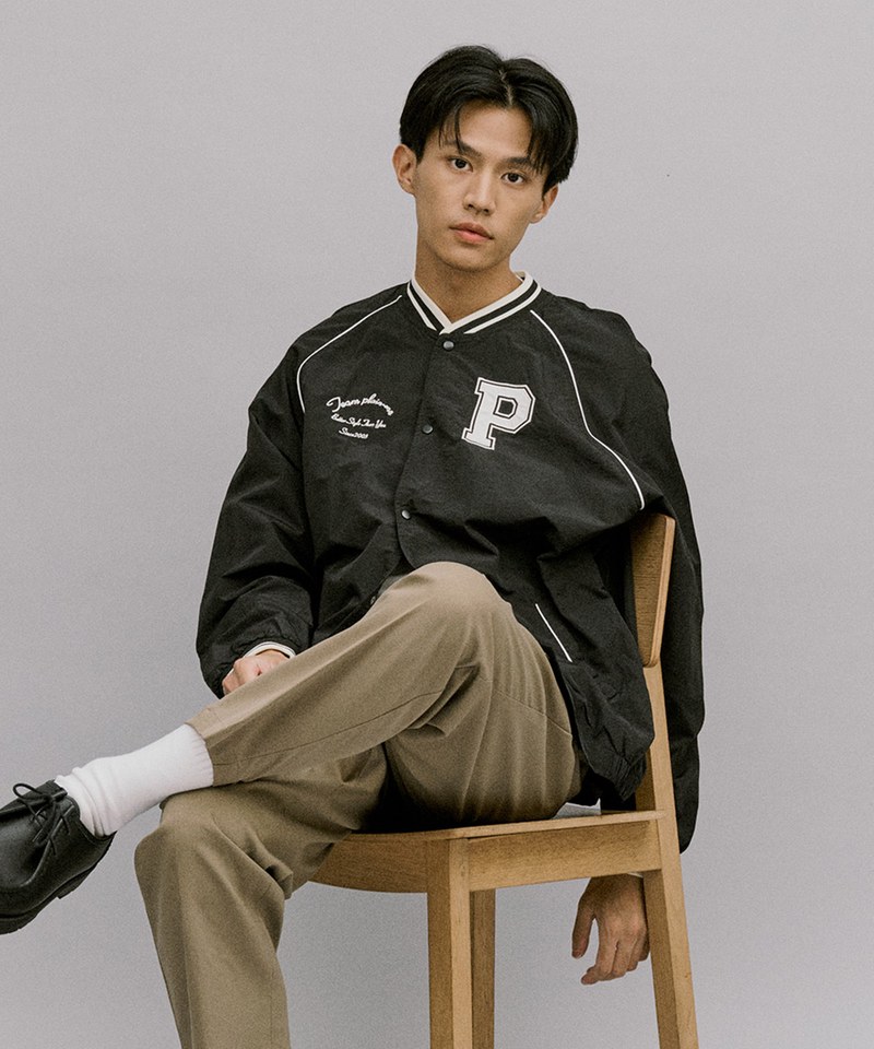 P-logo抗UV棒球外套 - plain-me 搭配美好的一天